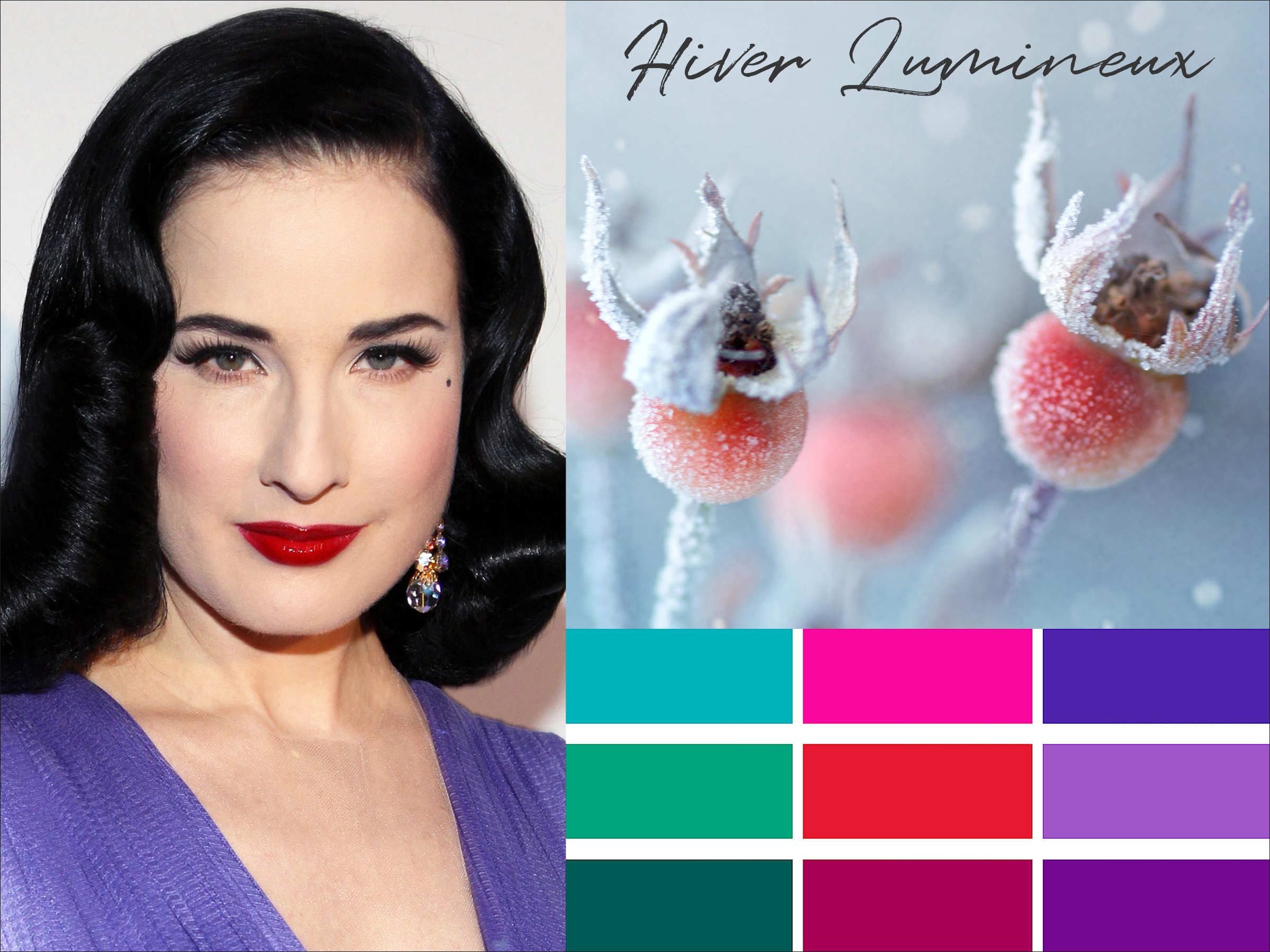 Colorimétrie 12 saisons : es-tu une femme Hiver Lumineux ? – The Color ...