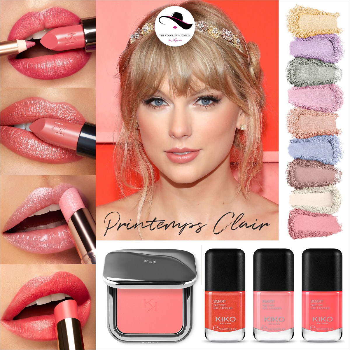 Colorimétrie 12 saisons : es-tu une femme Printemps Clair ? – The Color ...