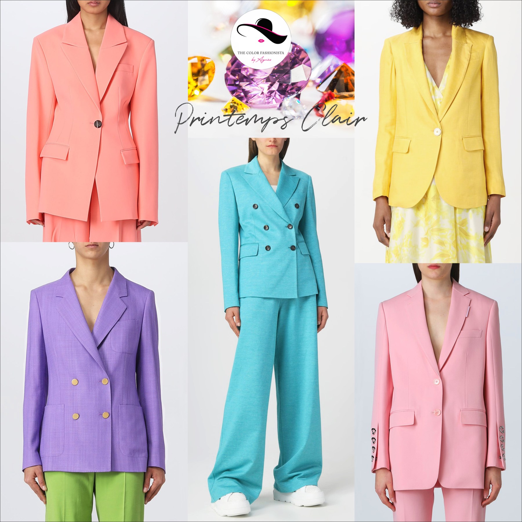 Colorimétrie 12 saisons : es-tu une femme Printemps Clair ? – The Color ...