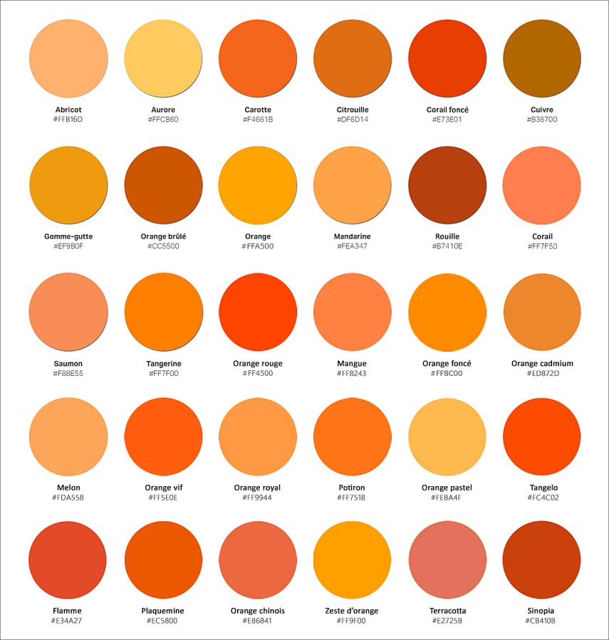 Quel orange choisir selon sa colorimétrie ? – The Color Fashionista