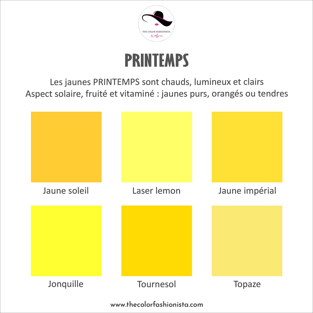 Quelles nuances de jaune choisir pour sa saison ? – THE COLOR FASHIONISTA