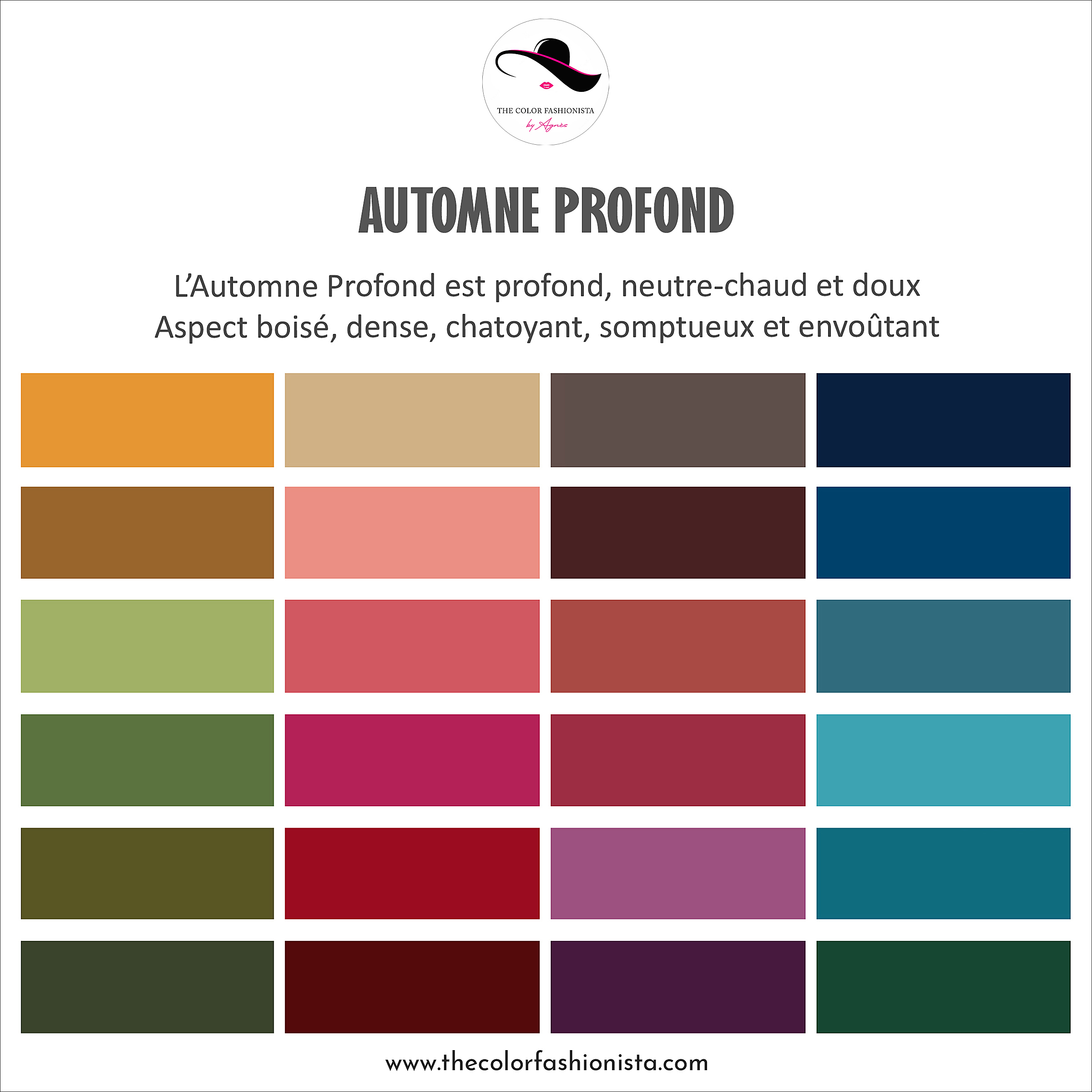 Méthode tonale : Automne Profond vs Hiver Profond – The Color Fashionista